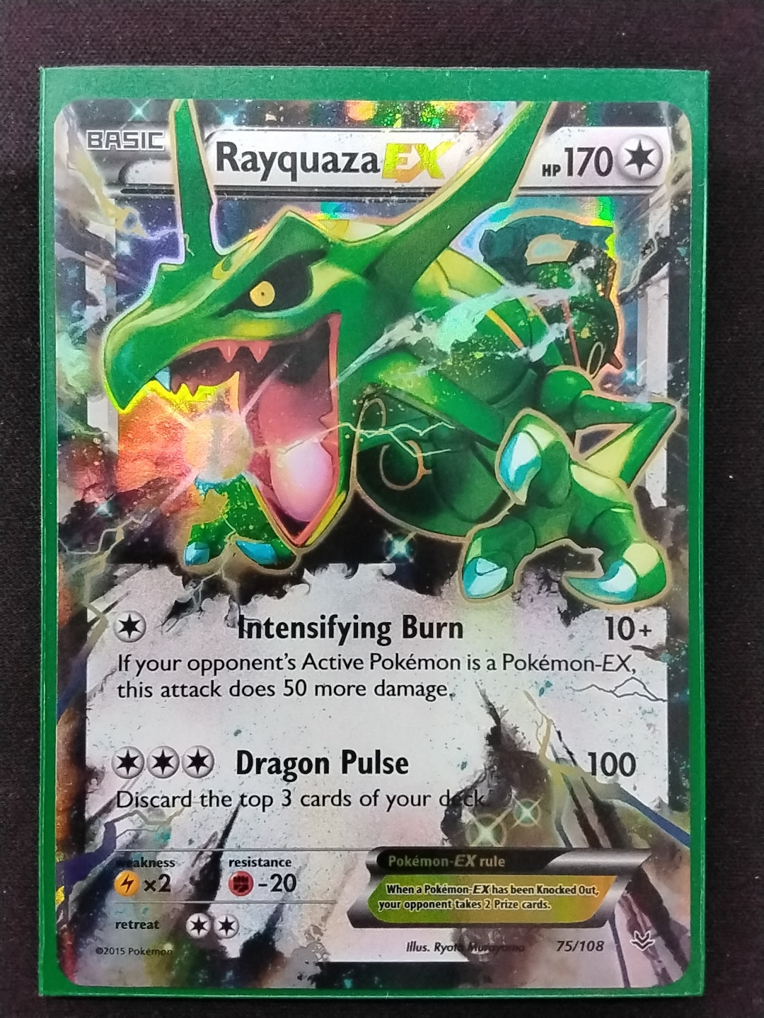 Rayquaza EX (75/108) – Valkyrie Games NZ
