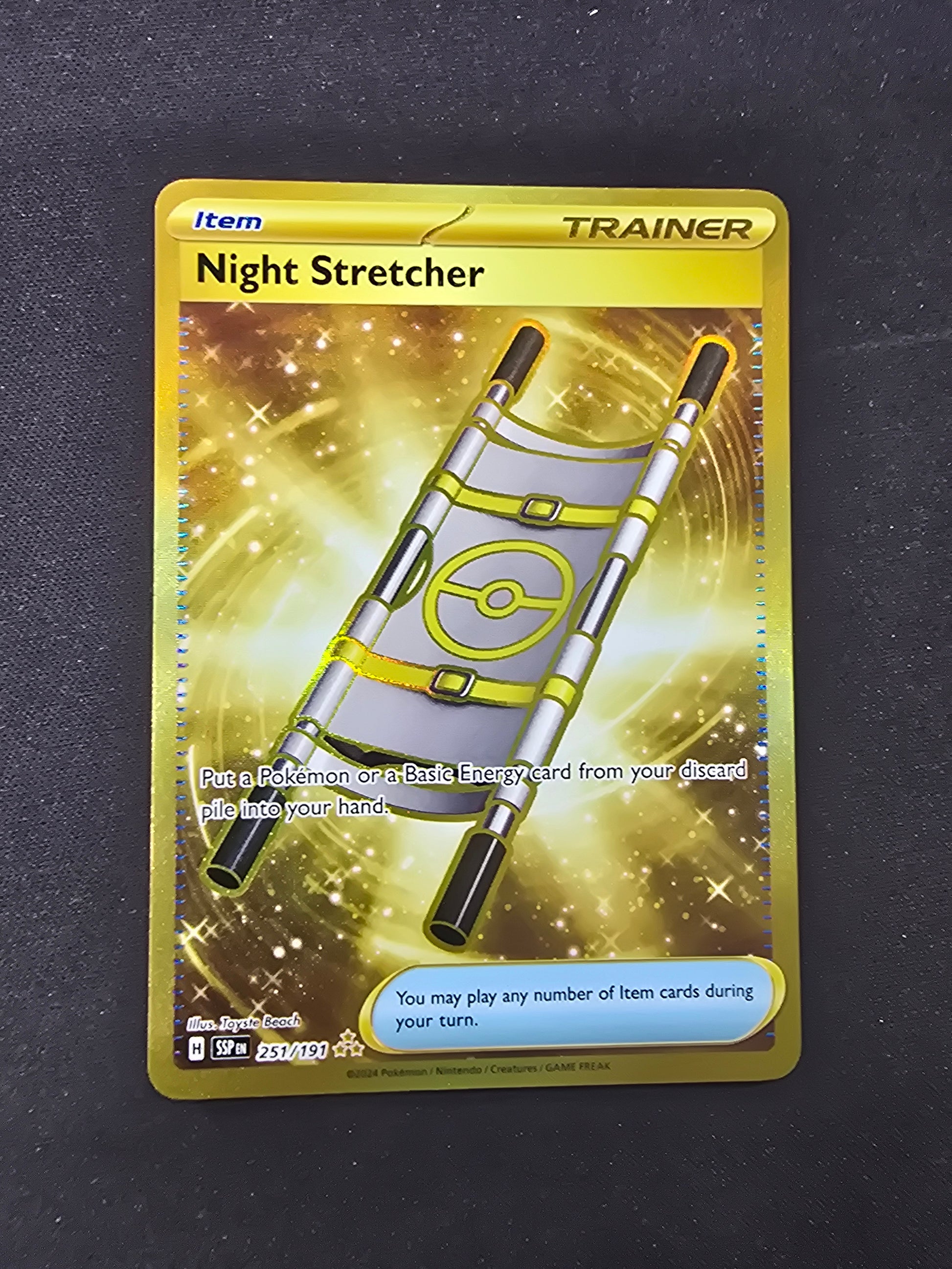 Night Stretcher - Gold Full Art – Valkyrie Games NZ