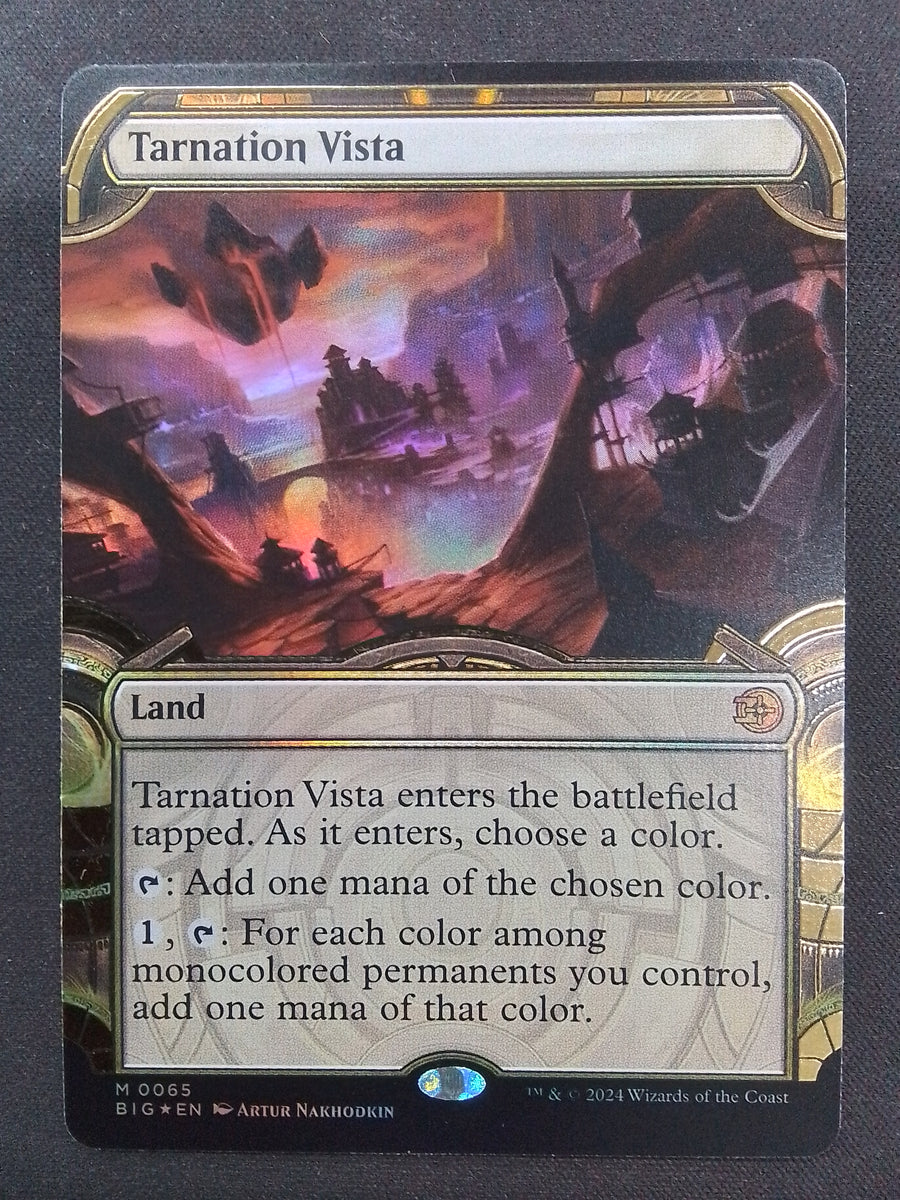 Tarnation Vista (BIG, Raised Foil) – Valkyrie Games NZ
